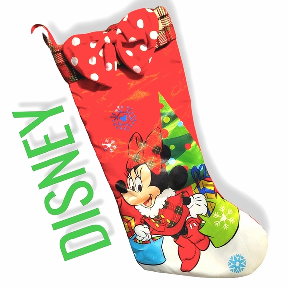 Disney | Holiday | Disney Minnie Mouse Large Stocking | Poshmark